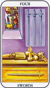 Arcanos Menores del Tarot: Significado de los Cuatros